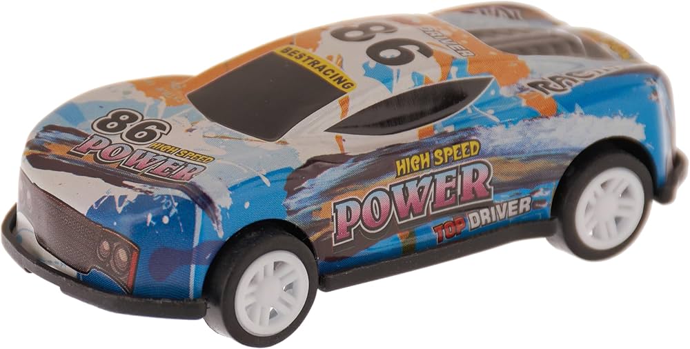 10 Pcs Pull Back Cars - Friction Powered Race Car Toy - Funny Toddler ...