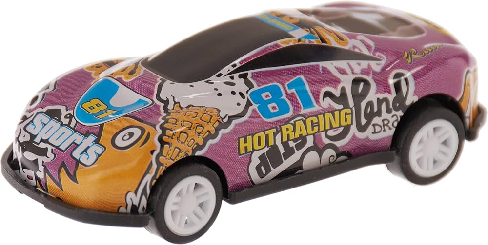 10 Pcs Pull Back Cars - Friction Powered Race Car Toy - Funny Toddler ...